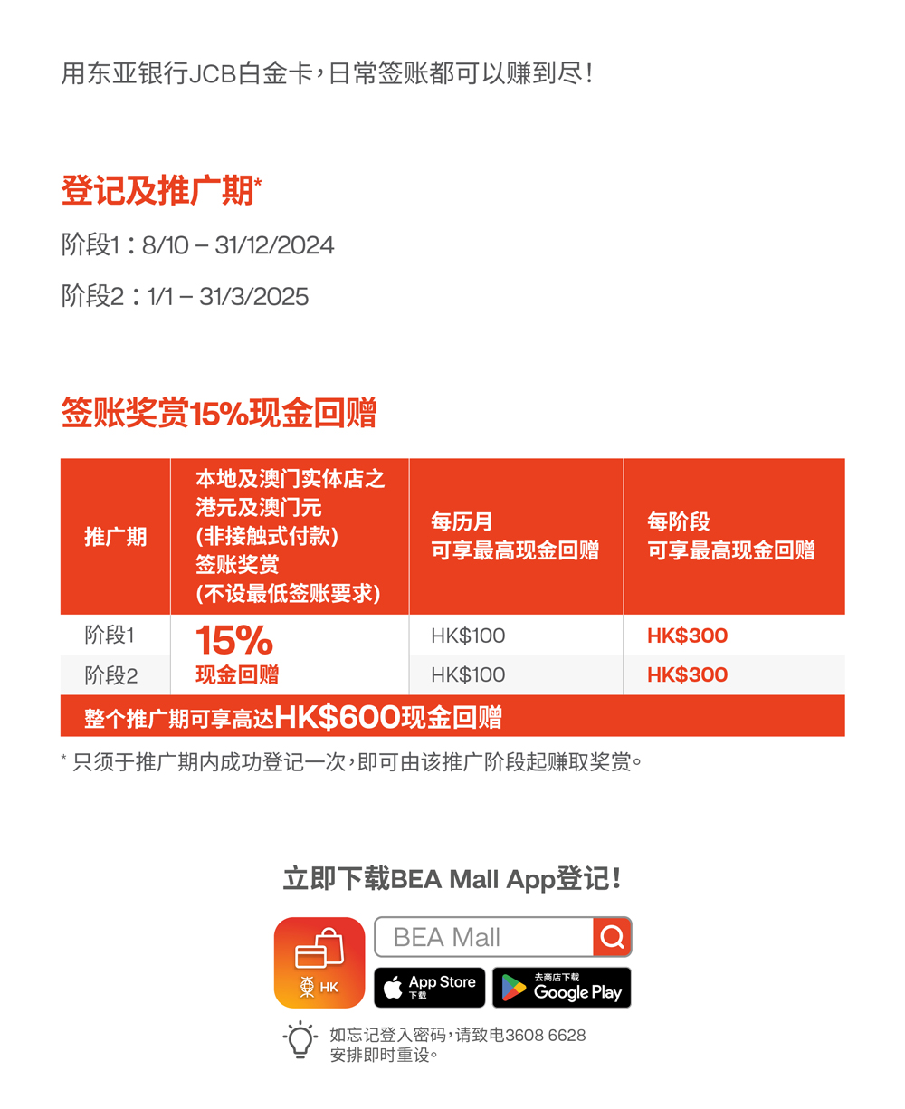 奬赏及消费优惠