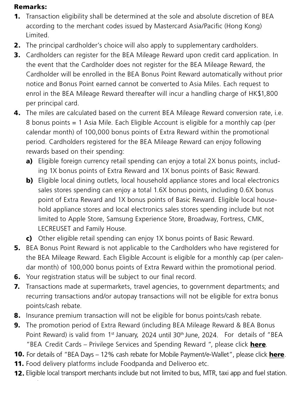 BEA World Mastercard